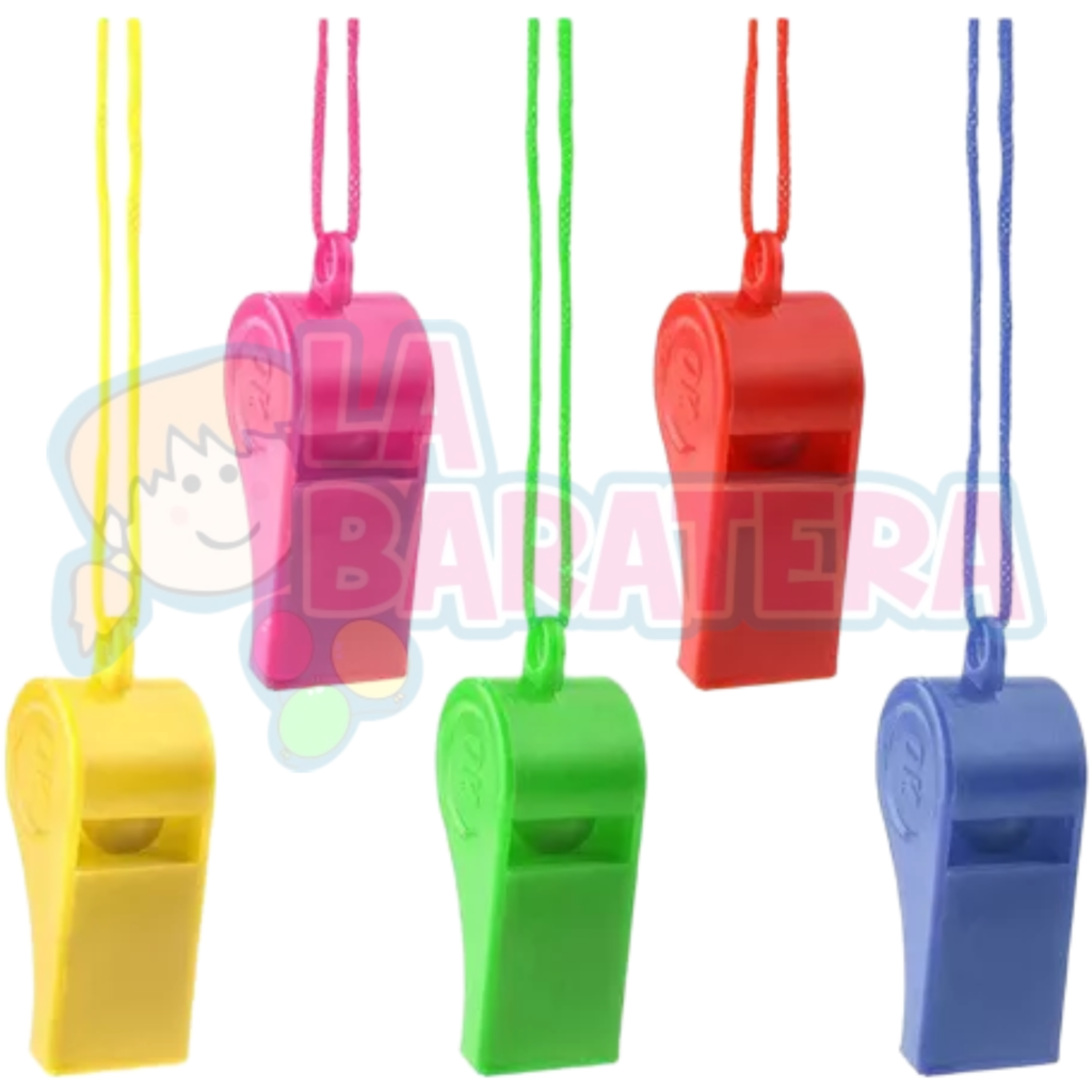 Silbatos de colores – La Baratera
